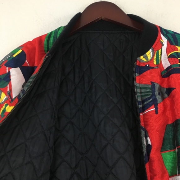 Vintage | Jackets & Coats | Vintage 999 Colorful Bomber Jacket | Poshmark